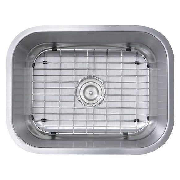 Nantucket Sinks - 23" Small Rectangle Single Bowl Undermount Stainless ...